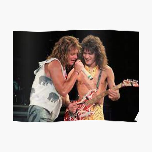 "Van Halen & David Lee Roth " Poster for Sale by Amerydf | Redbubble