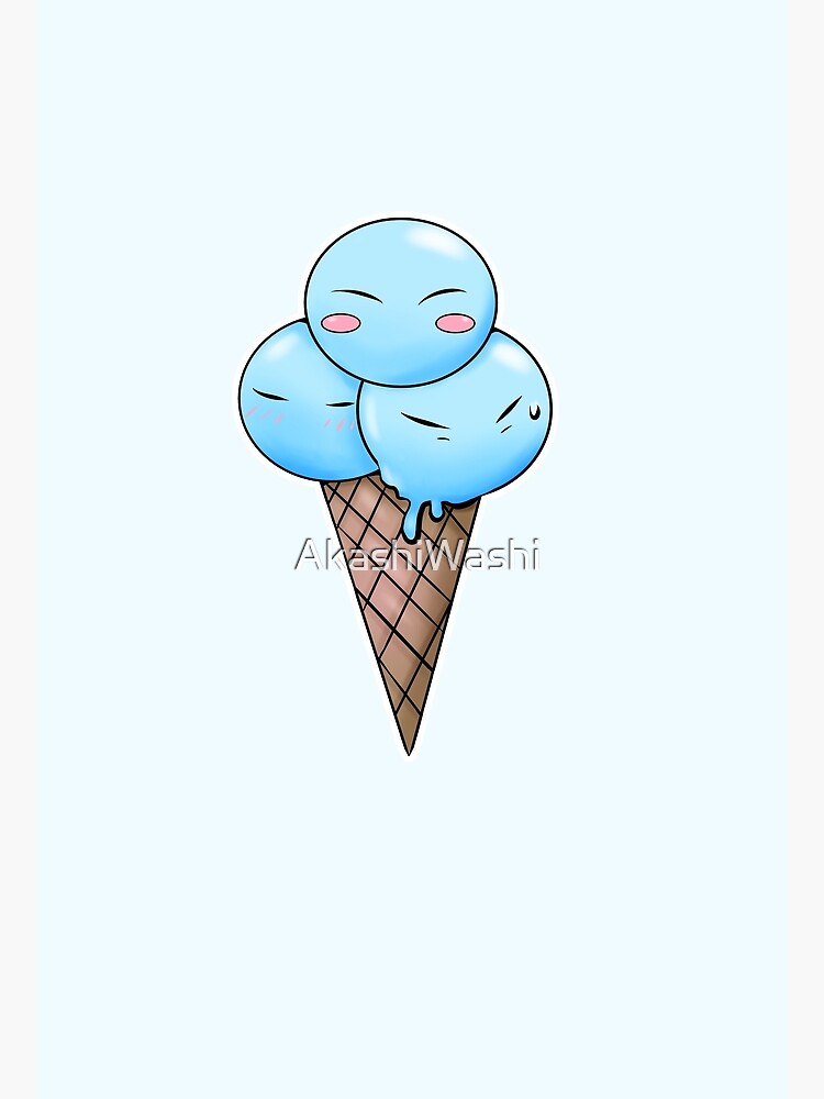 "Rimuru ice cream cone" Photographic Print for Sale by AkashiWashi ...