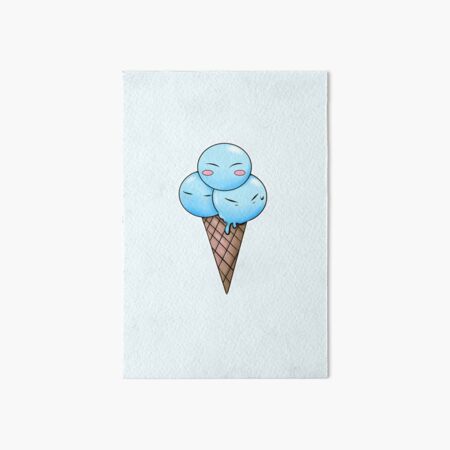 "Rimuru ice cream cone" Art Board Print by AkashiWashi | Redbubble