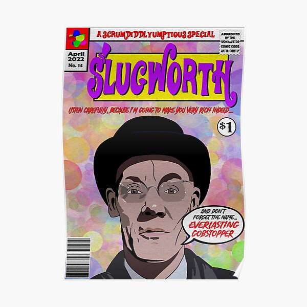 "Slugworth vs. Wonka" Poster by Wanderdreaming | Redbubble