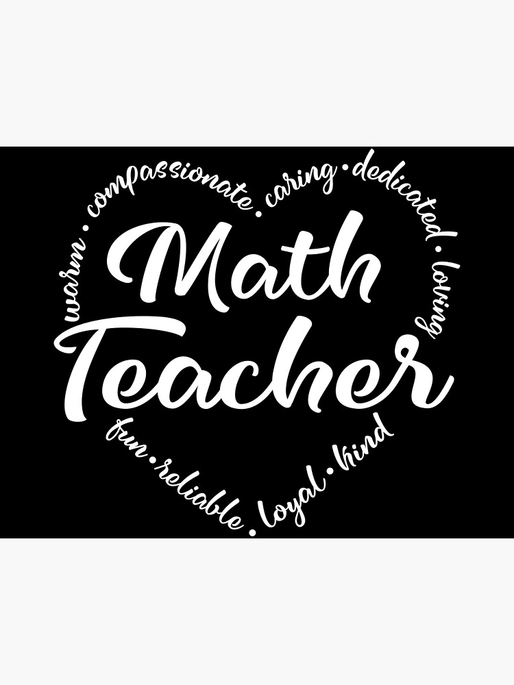 "Math teacher, school Math appreciation" Poster for Sale by ...