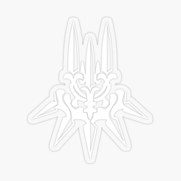 "YoRHa - White Insignia" Sticker for Sale by supanerd01 | Redbubble