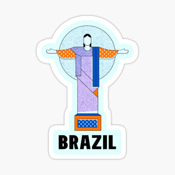 "Travel to Brazil " Sticker by HAMCHK | Redbubble