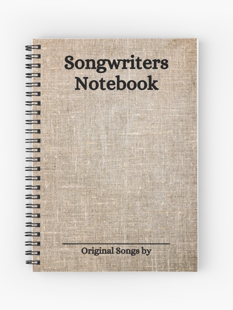 "Songwriters Notebook or Hardcover Journal | Design 1 by derickquince ...