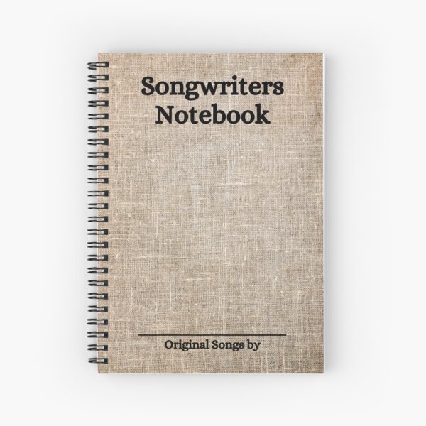 "Songwriters Notebook or Hardcover Journal | Design 1 by derickquince ...