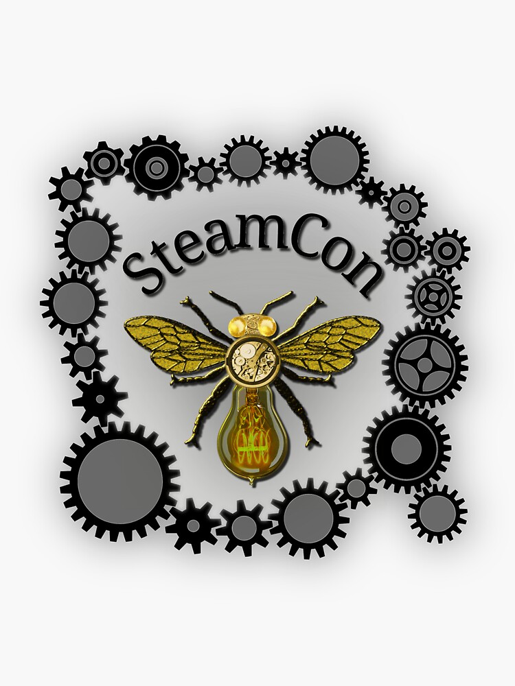 "SteamCon" Sticker by vildmark | Redbubble