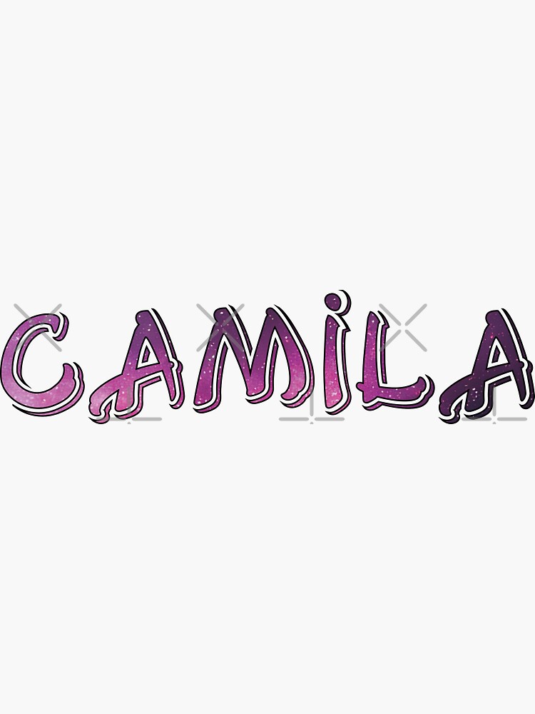 "CAMILA Name II - My name is CAMILA - typography name - Galaxy Vibe ...
