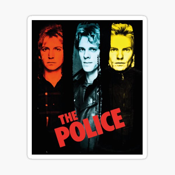 "The Police" Sticker by Jools-57 | Redbubble