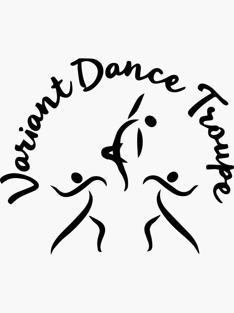 "Variant Dance Troupe Logo" Sticker for Sale by arkennedy1204 | Redbubble