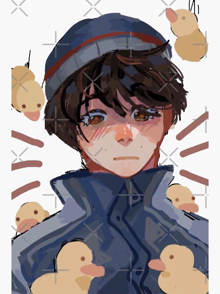 "Fool Boy With Duck Art" Sticker by 9fashion | Redbubble