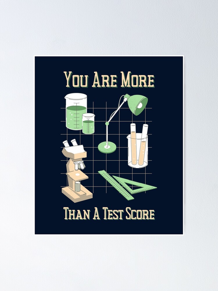 "Test Day You Are More Than A Test Score Teacher day Student " Poster ...