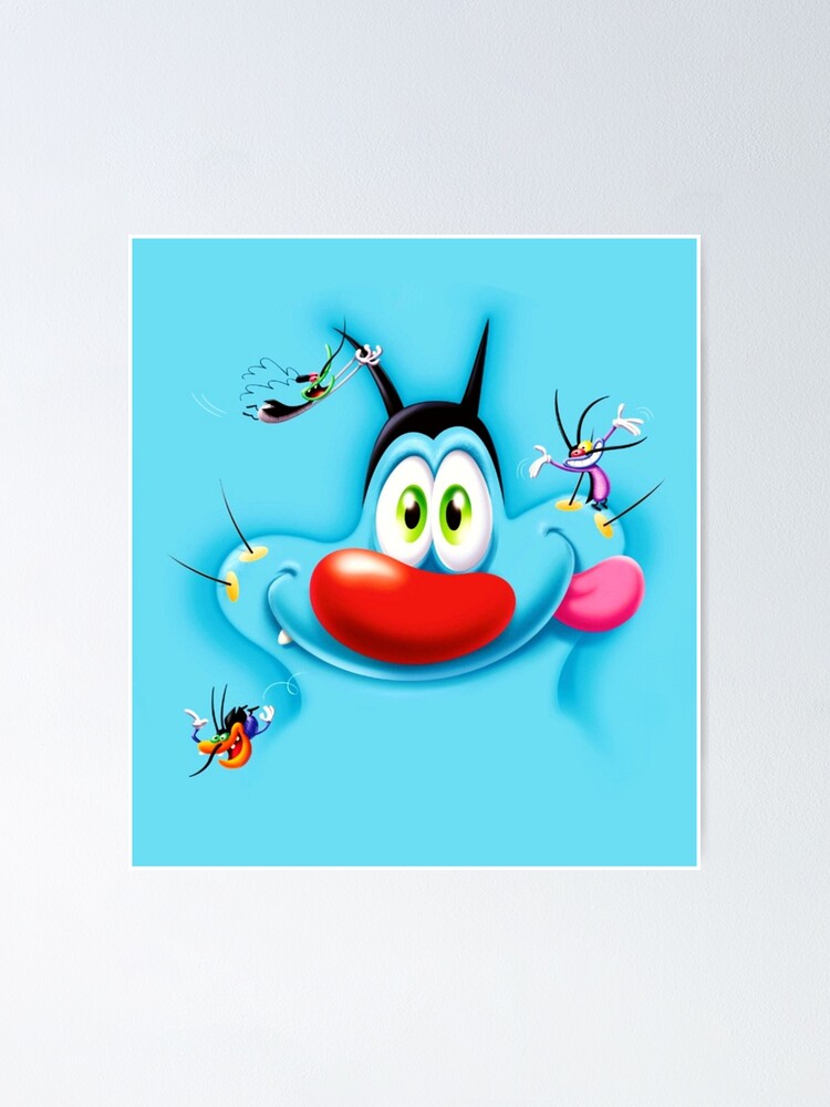 " Oggy And The Cockroaches" Poster for Sale by linaasi | Redbubble