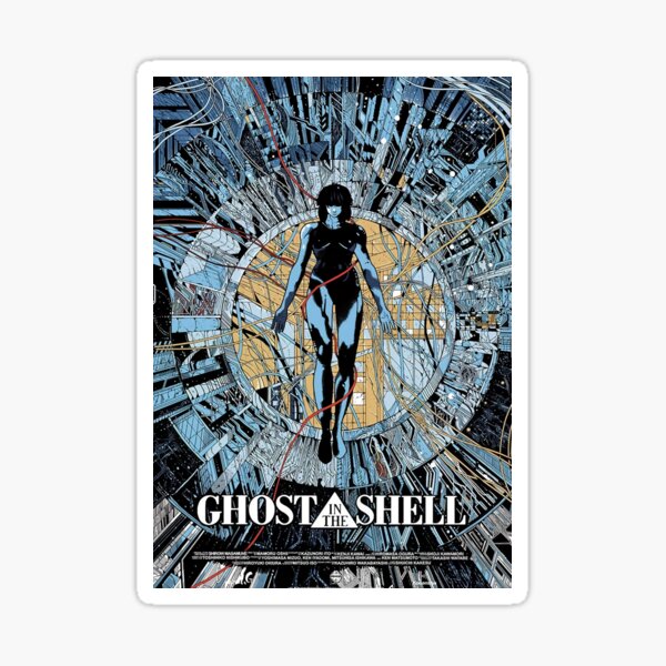 "Ghost in the Shell 1995" Sticker by edithmegoza | Redbubble