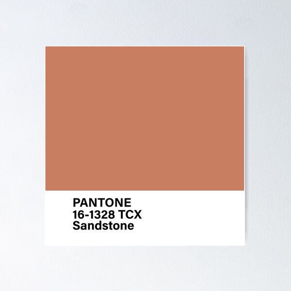 "pantone 16-1328 TCX Sandstone" Poster for Sale by princessmi-com ...