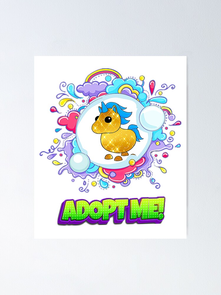 "Adopt me " Poster for Sale by AbbyByrne45 | Redbubble