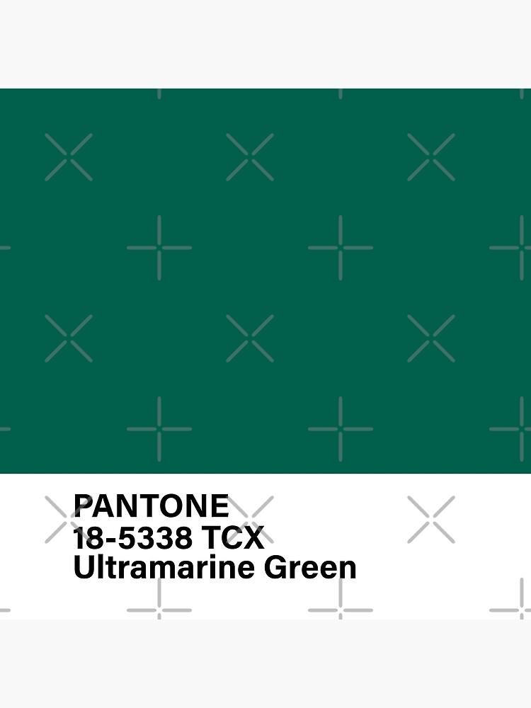 "pantone 18-5338 TCX Ultramarine Green" Poster for Sale by princessmi-com | Redbubble