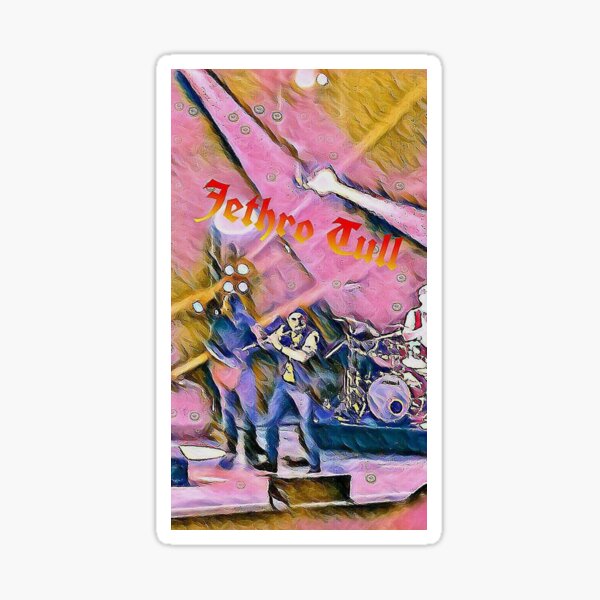 "Jethro Tull Hits For Fans" Sticker by rymour89 | Redbubble