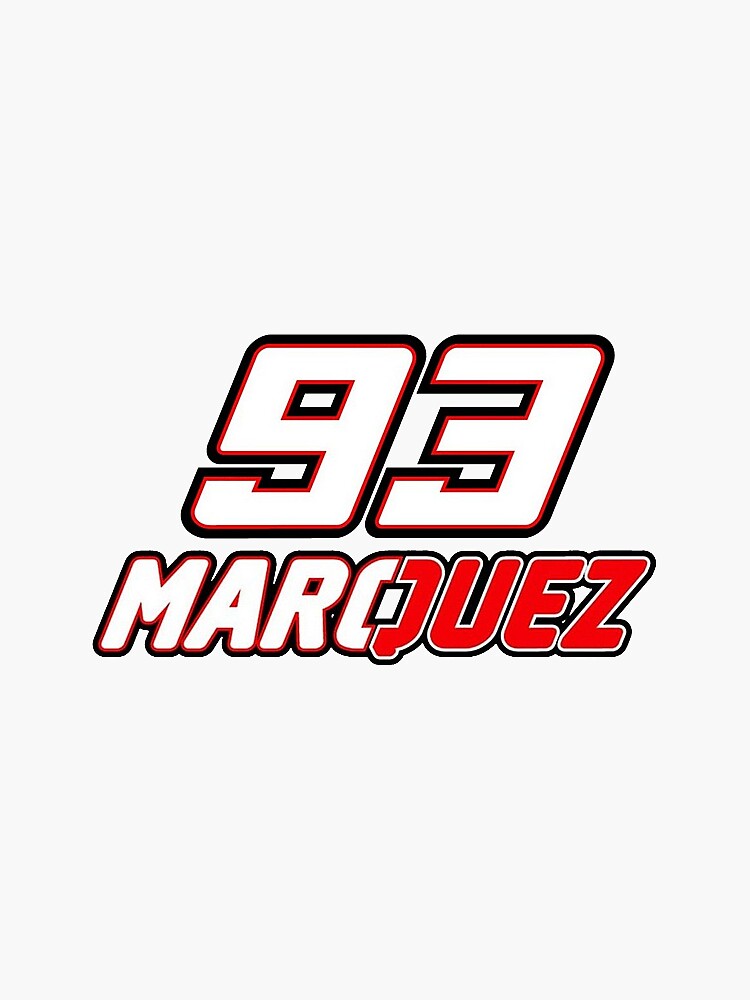 "Marc Marquez" Sticker by KBDT | Redbubble