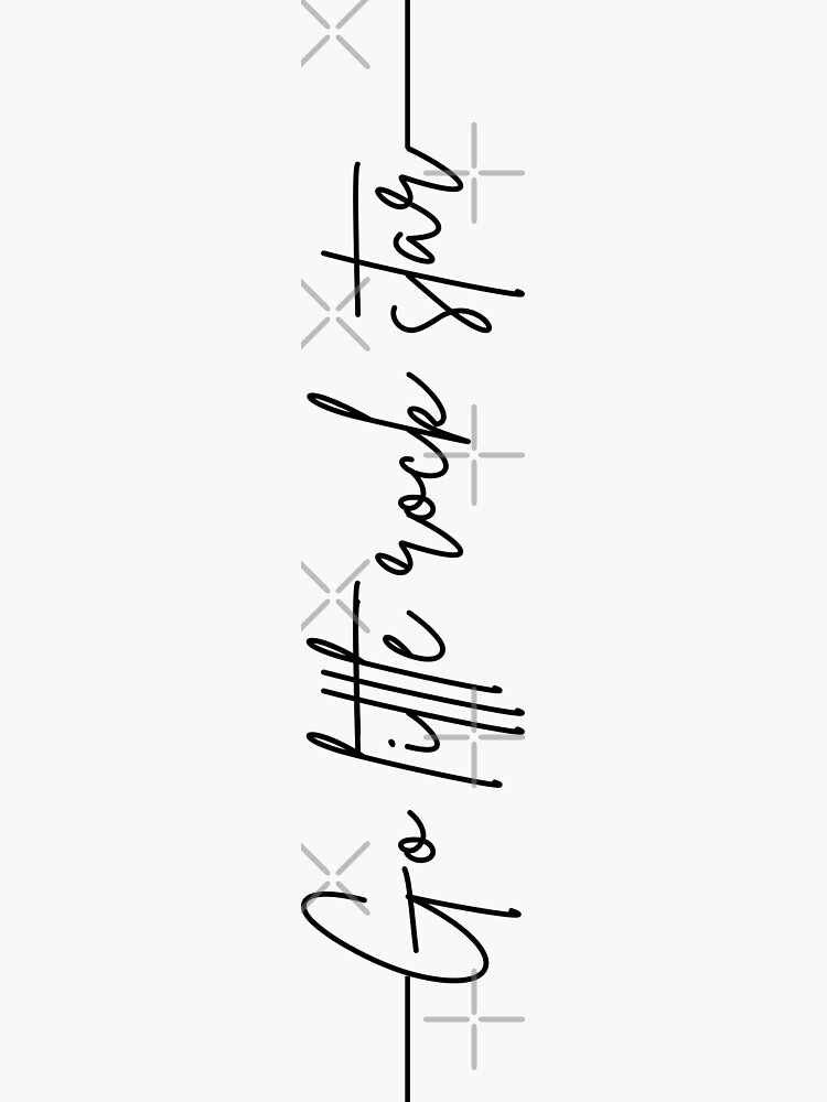 "Go little rock star" Sticker by MaErTa91 | Redbubble