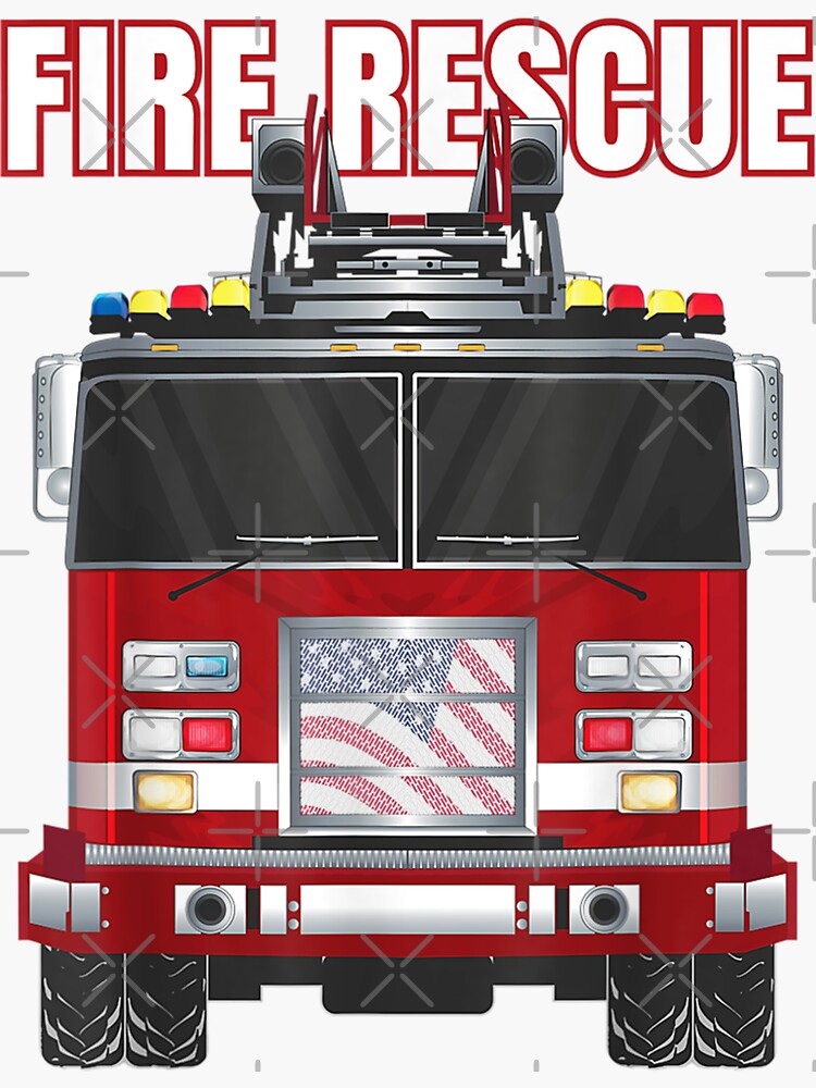 "Fire Rescue" Sticker by Isidroward | Redbubble
