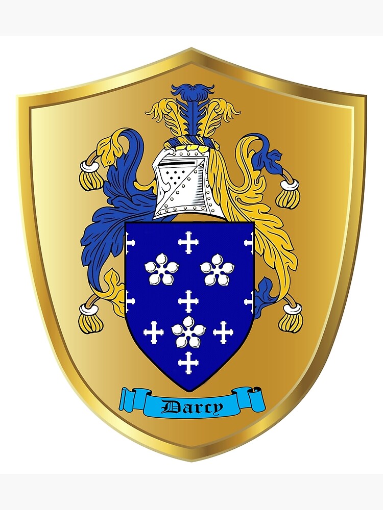 "DARCY FAMILY CREST" Poster for Sale by CathalDevlin | Redbubble