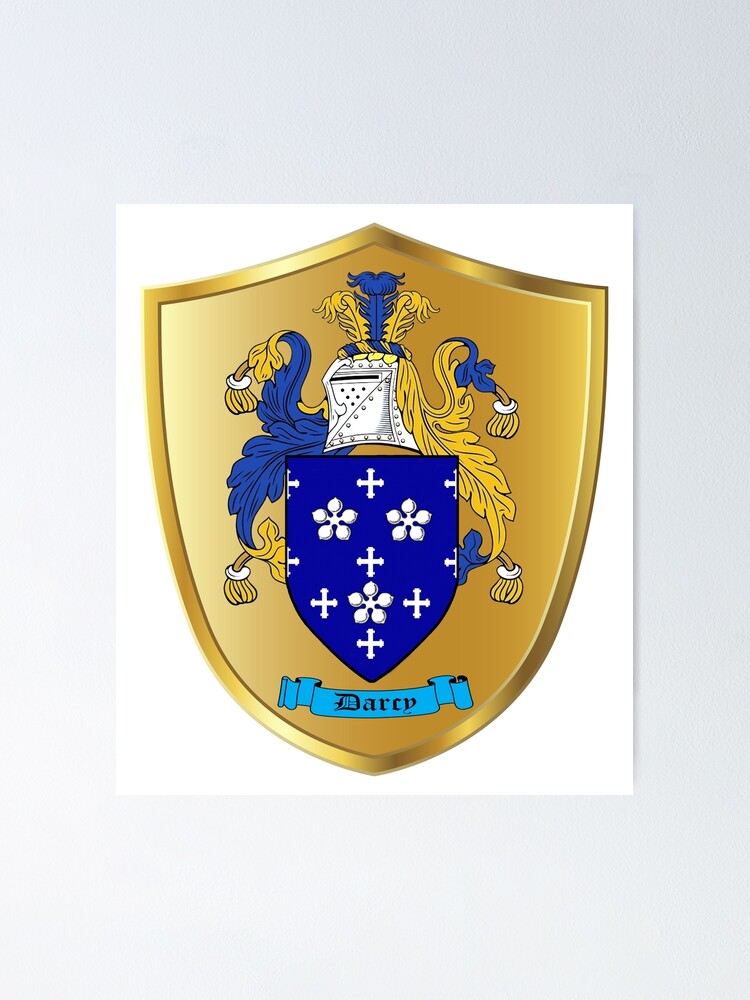 "DARCY FAMILY CREST" Poster for Sale by CathalDevlin | Redbubble