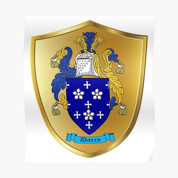 "DARCY FAMILY CREST" Poster for Sale by CathalDevlin | Redbubble
