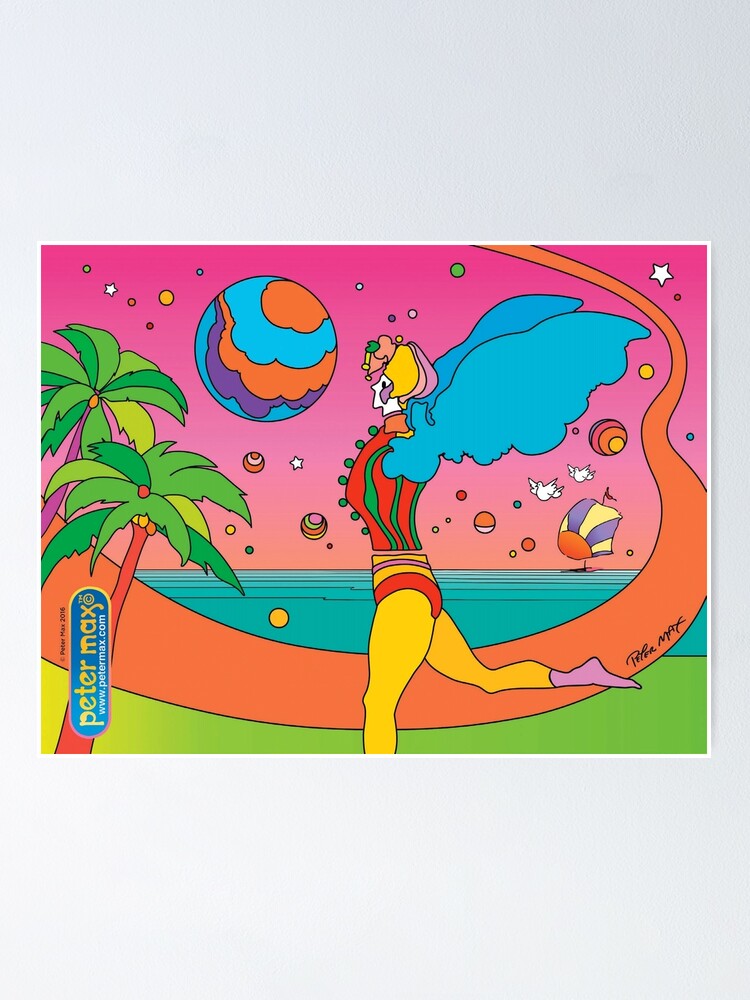 "peter max" Poster for Sale by Reda-Design | Redbubble