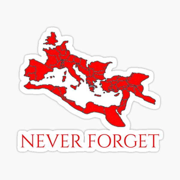 "Roman Empire - Never Forget - SPQR" Sticker for Sale by Styrman ...