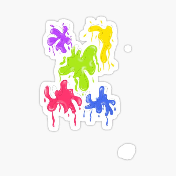 "SPLAT!" Sticker by Elizabethweddle | Redbubble