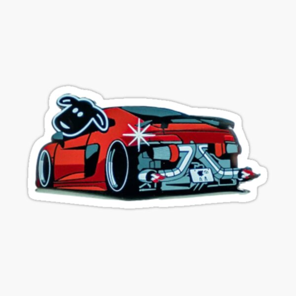 " sheepeyrace R8V10" Sticker by Racingdecals | Redbubble