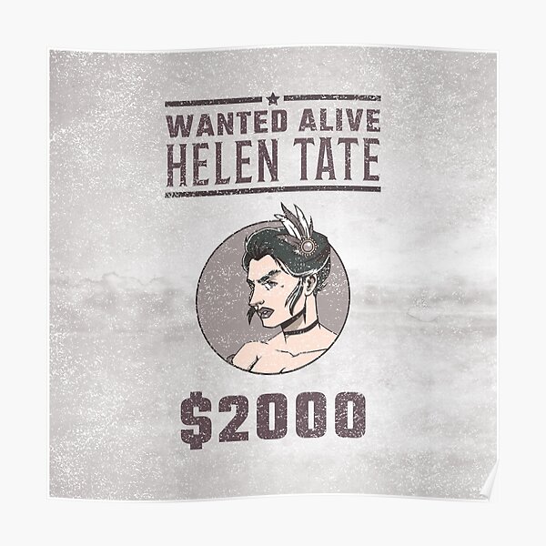 "Helen tate" Poster for Sale by Gamingdesing | Redbubble