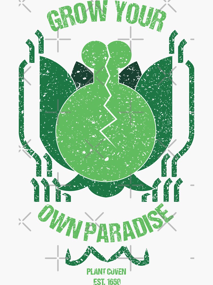 "Owl House Inspired Plant Coven Vintage" Sticker by KoininKreations ...