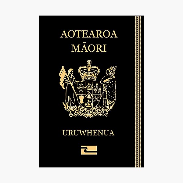 Maori New Zealand Passport Photographic Print By HAKVS Redbubble maori-new-zealand-passport-photographic-print-by-hakvs-redbubble