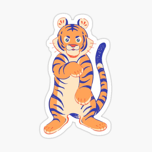 "Lil Toyger" Sticker by mycorrhiza | Redbubble