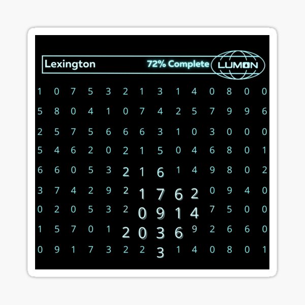 "Severance Macrodata Refinement" Sticker by Stickerm4ni4 | Redbubble