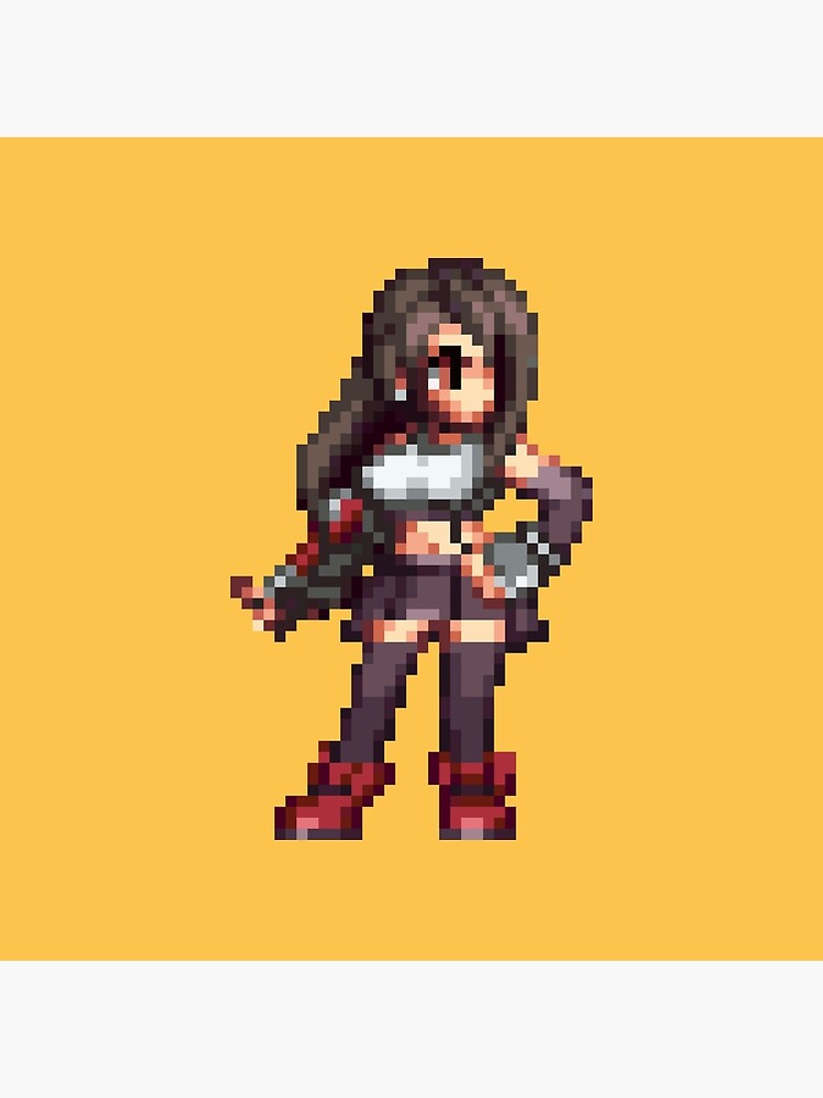 Póster «Tifa Final Fantasy VII Remake Pixel Art» de PIXEL-KIM | Redbubble
