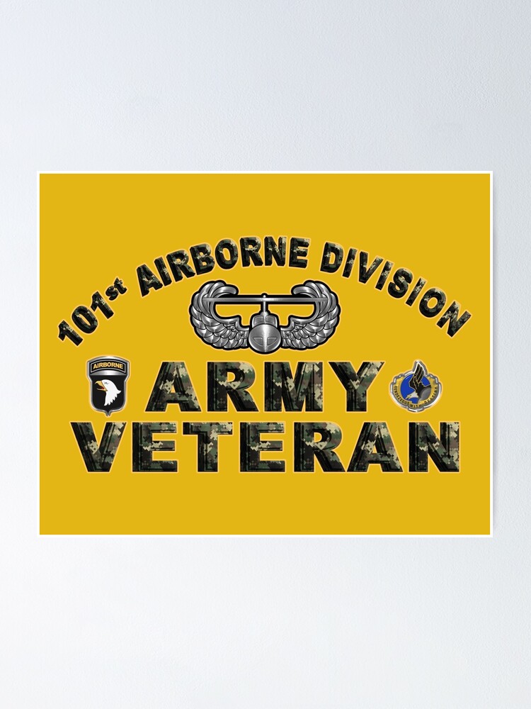 "101st Airborne Division " Poster for Sale by SoldierAlways | Redbubble