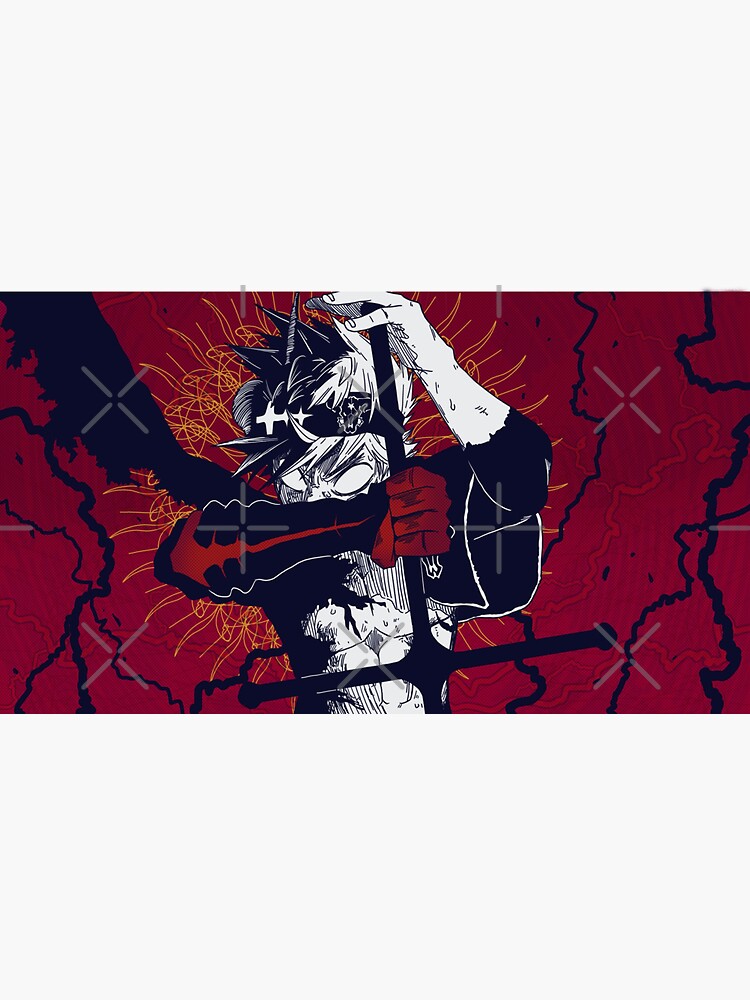 "black clover asta" Sticker by yahya-zegai | Redbubble