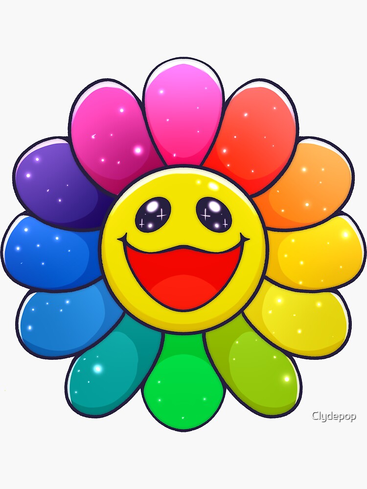 "Kidcore / Hobicore / J Hope Flower " Sticker by Clydepop | Redbubble