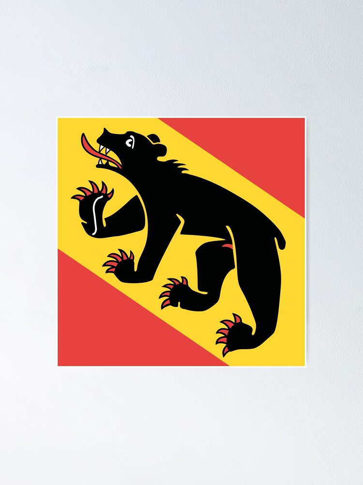 "Canton of Bern flag" Poster for Sale by tony4urban | Redbubble