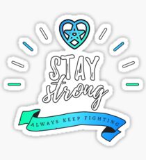 Always Keep Fighting: Stickers | Redbubble