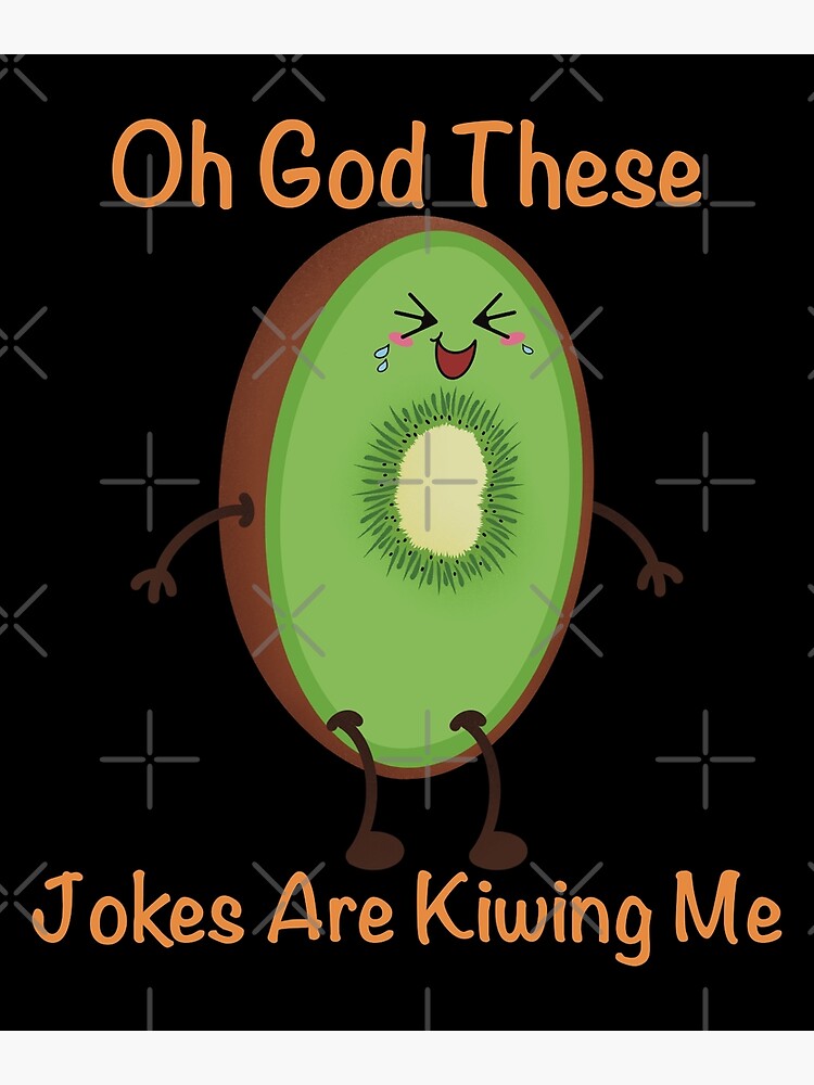 "Cute kiwi laughing out loud because of a funny joke Oh God These Jokes ...