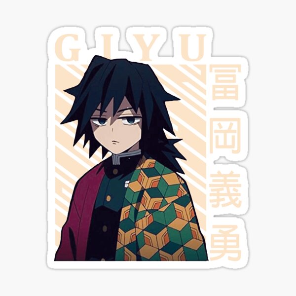 "Giyu Tomioka - Demon Slayer" Sticker by AlphaHero | Redbubble