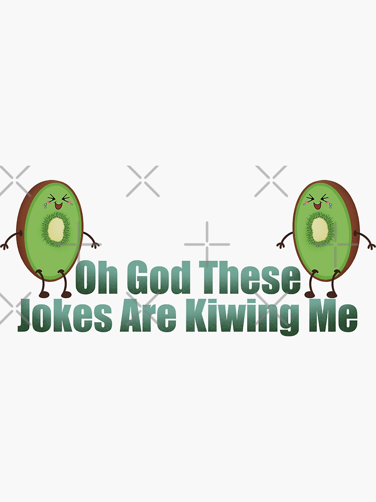 "Cute kiwi laughing out loud because of a funny joke Oh God These Jokes ...