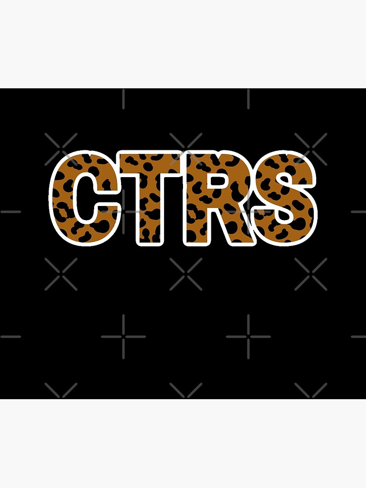 "CTRS Animal Print Rec Therapy Letters" Poster for Sale by RecOutLoud ...