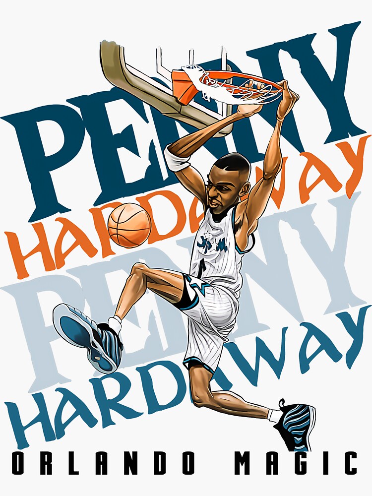 "Penny Hardaway Penny Hardawayy" Sticker by Nicolasjcageo | Redbubble