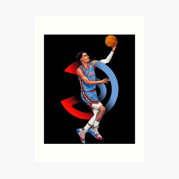 "Trae Young Trae Young Trae Young Trae Youngg Trae Young" Art Print for ...
