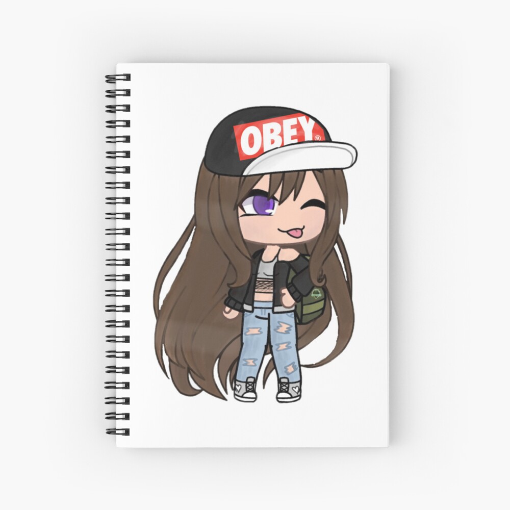 "Gacha Life Cute Gacha Girl " Spiral Notebook by HBzshop | Redbubble