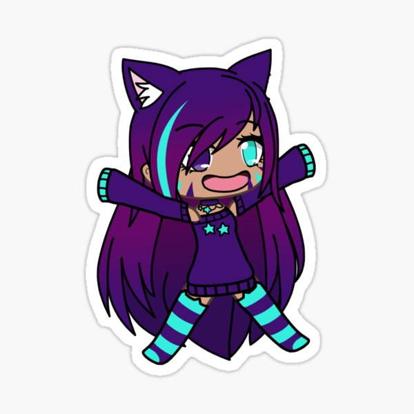 "Gacha Life Cute Gacha Girl " Sticker for Sale by HBzshop | Redbubble